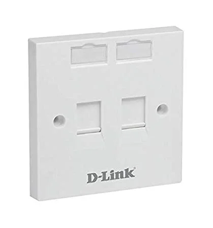 D-link dual Faceplate With Keystone Modules | Pmz Limited