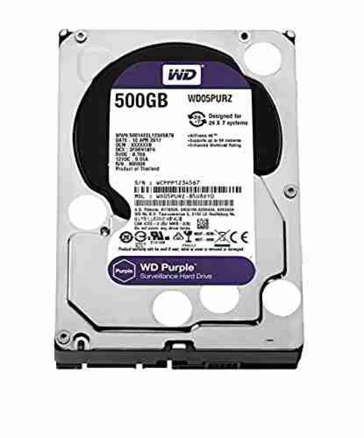 WD 500Gb Surveillance Hard Drive | Pmz Limited
